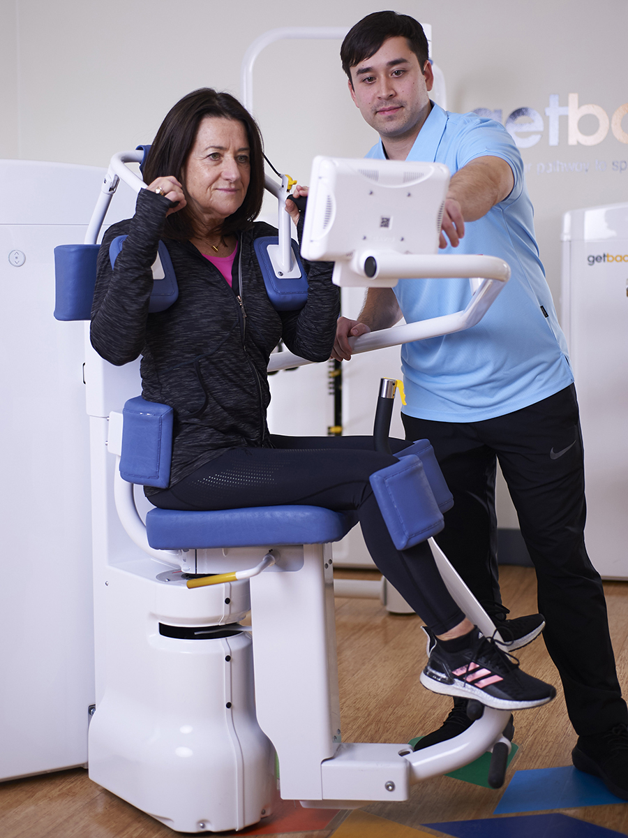 G120 Lumbar Thoracic Rotation Device for Spinal Rehabilitation