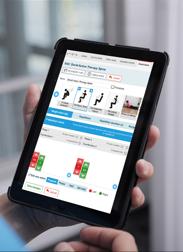 The EVE platform - Physical Therapy and Rehabilitation software