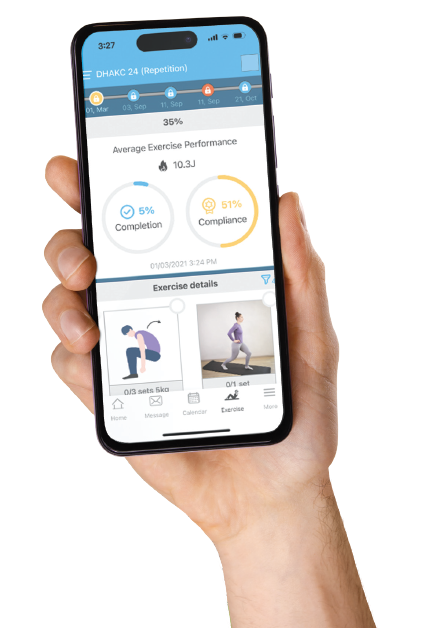 EVE Enterprise Features - Powerful rehabilitation software - David