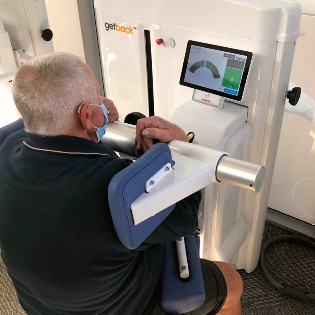 Getback exercise therapy program for back and neck pain treatment