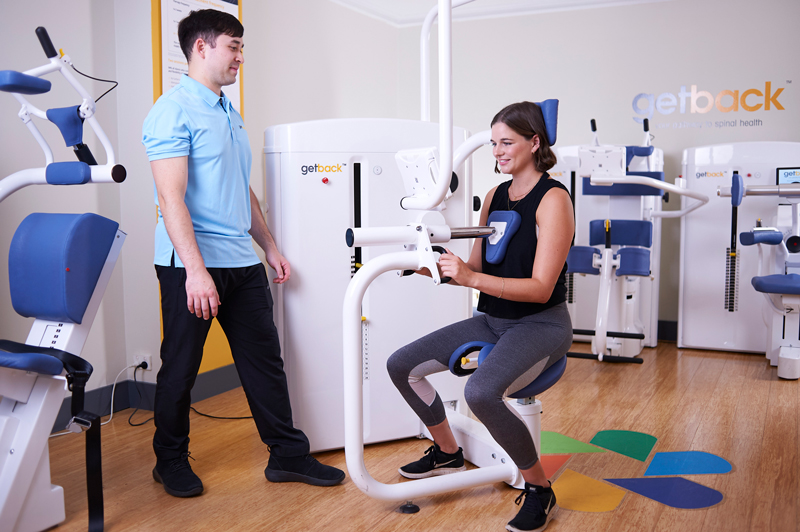 Getback exercise therapy program for back and neck pain treatment