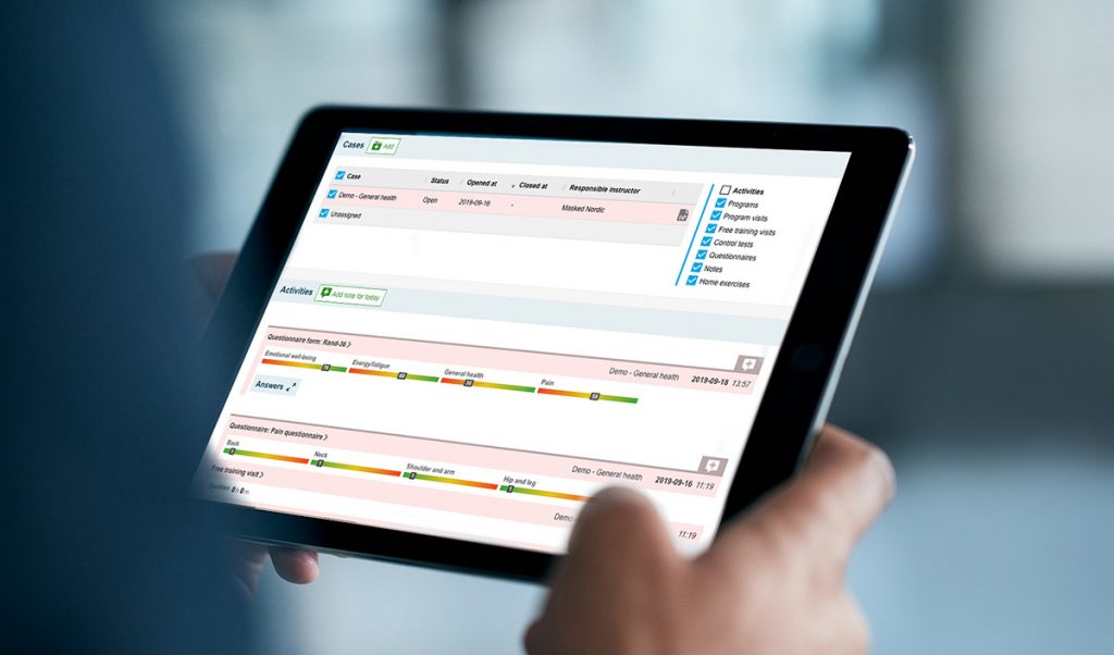 First steps towards a Digital Health Platform in Physical Therapy