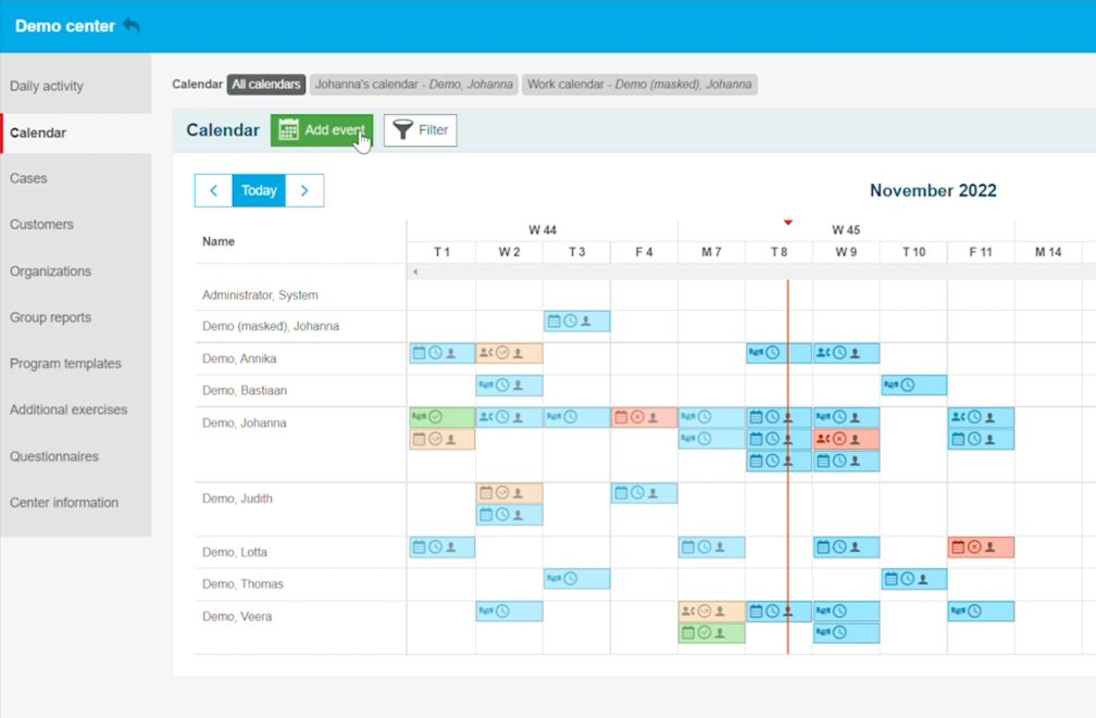 3 ways how EVE Calendar improves physiotherapy care - Software
