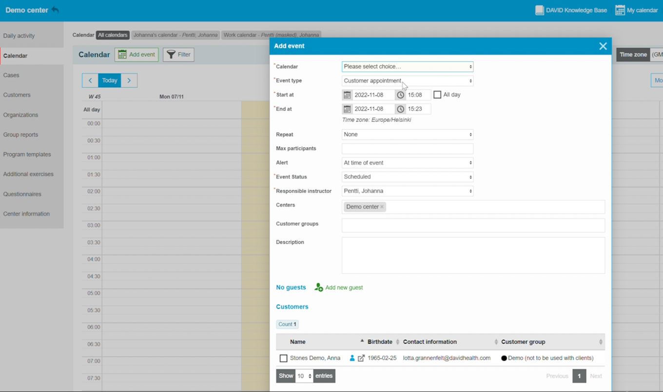 3 ways how EVE Calendar improves physiotherapy care - Software